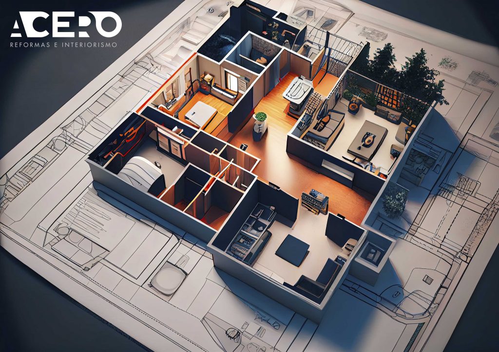 Infografías y planos 3D - Acero Reformas